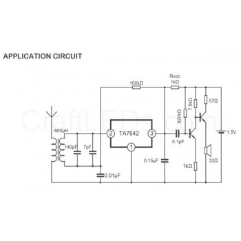 TA7642 Single Radio IC